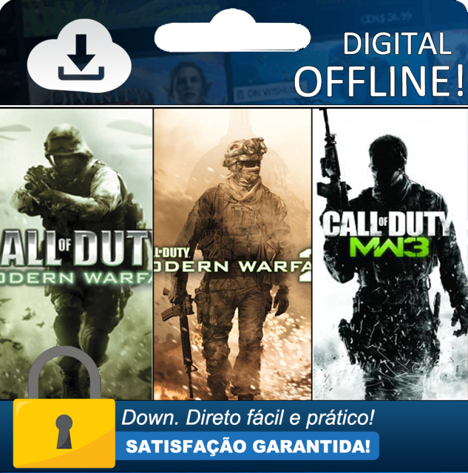 Call of Duty Modern Warfare (Classicos 2009) MW1+MW2+MW3! PC - ELITE GAMES